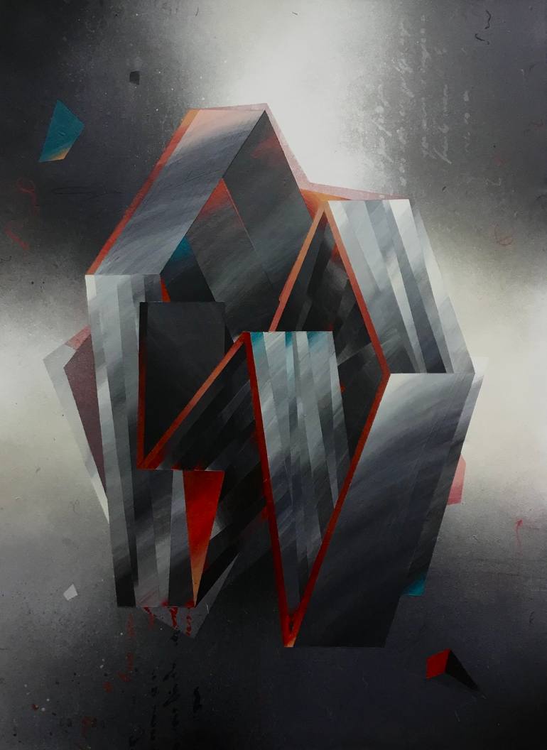 Abstract reality, # SL9 Painting by Arina Brazhnik | Saatchi Art