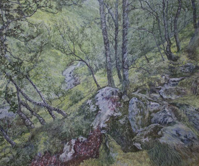 Lean Painting by FRANK TS TAN | Saatchi Art