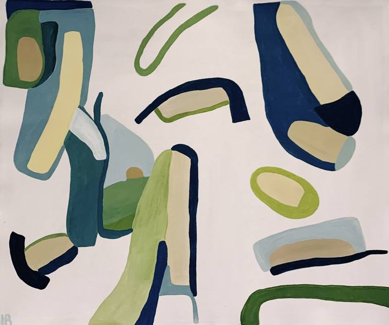 In between the Empty Spaces Painting by Inês Belchior | Saatchi Art