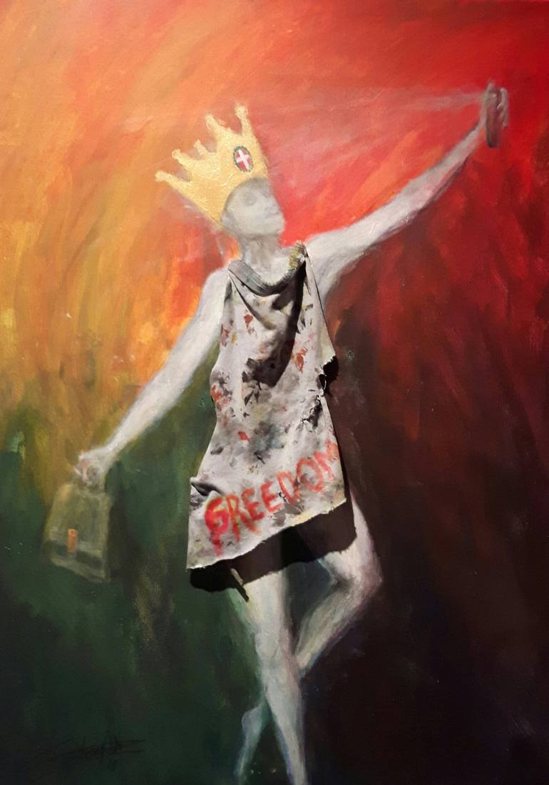 Greedom Painting by Tomas Prunello | Saatchi Art