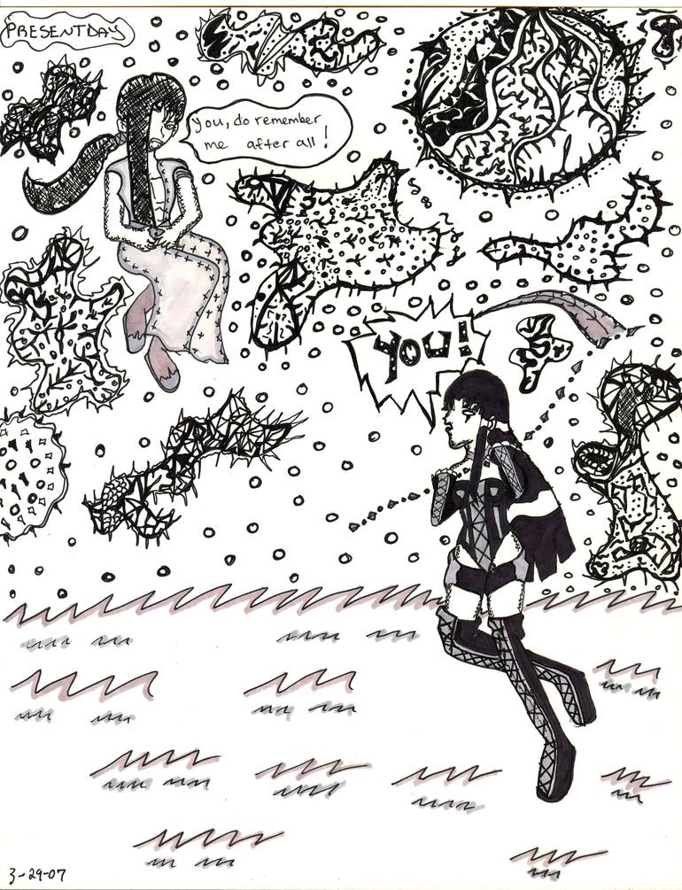 BlackLust vol 2 pg 8 Drawing by Thomasina Beasley | Saatchi Art