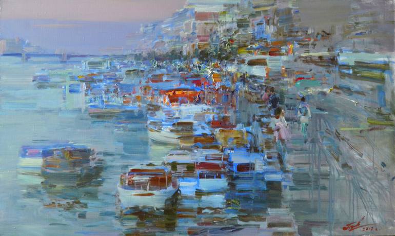 evening Painting by Sergey Polyakov | Saatchi Art