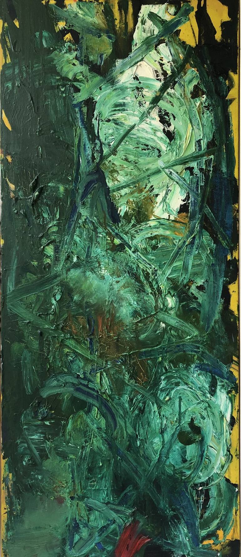 The Green Painting by Slobodan Marinkovic | Saatchi Art