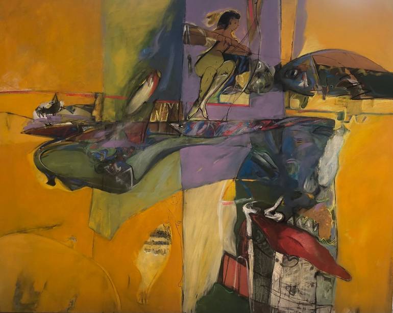 Happening 2 Painting by Slobodan Marinkovic | Saatchi Art