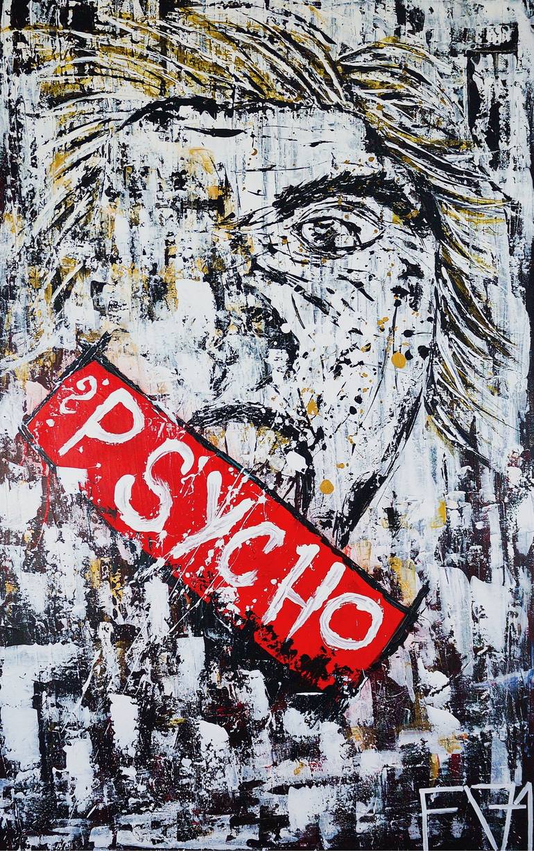 PSYCHO Painting by Art Fifi | Saatchi Art