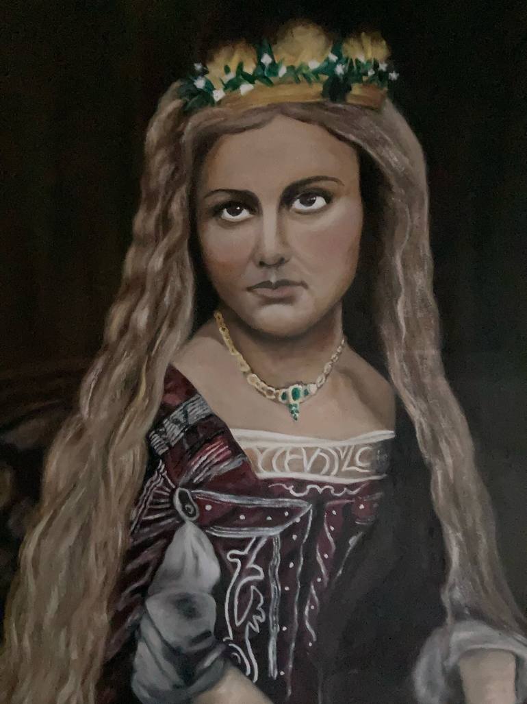 Girl Posing Painting by Jerry A Bigness Jr | Saatchi Art