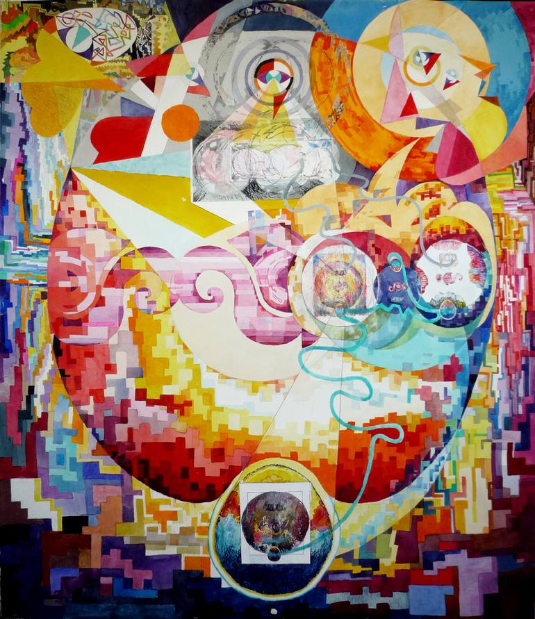 EVOLUTION Painting by Enrico Benassi | Saatchi Art