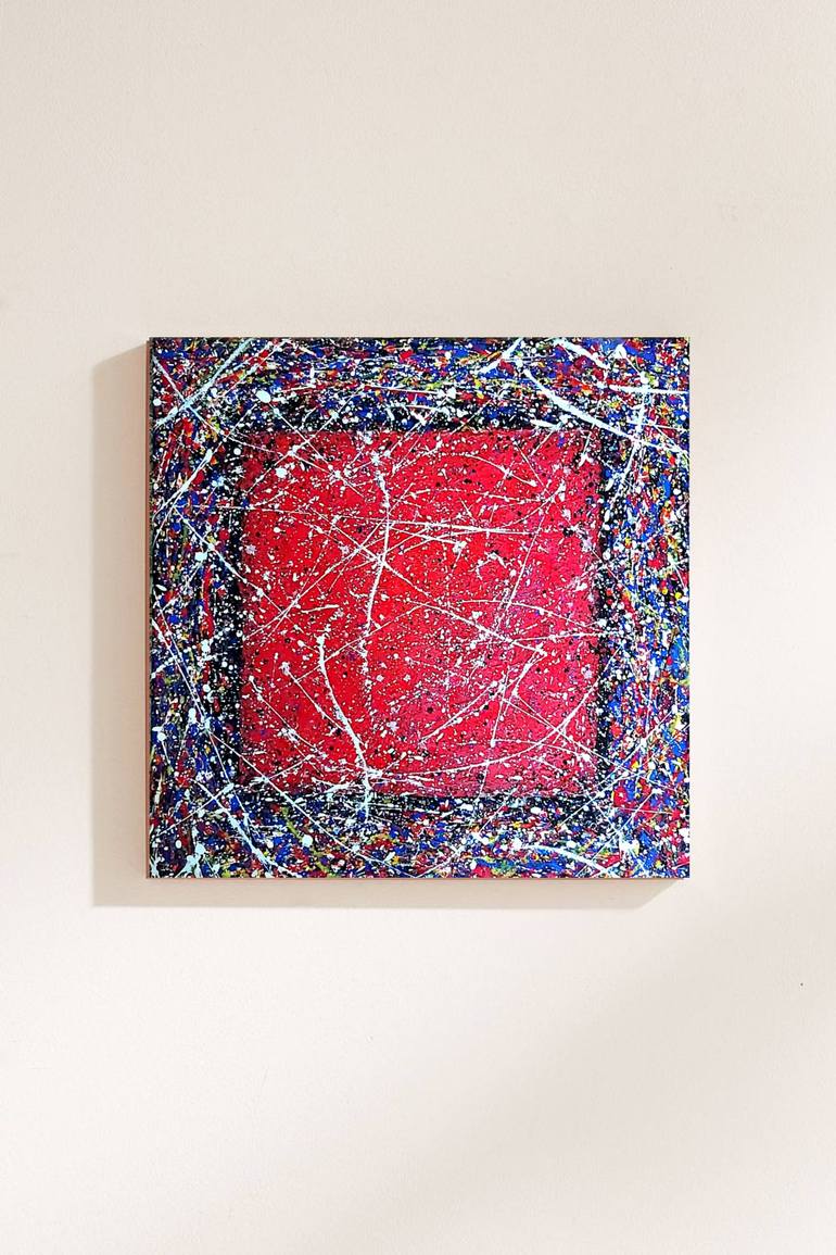 Red Square Painting by Julia Tokar | Saatchi Art