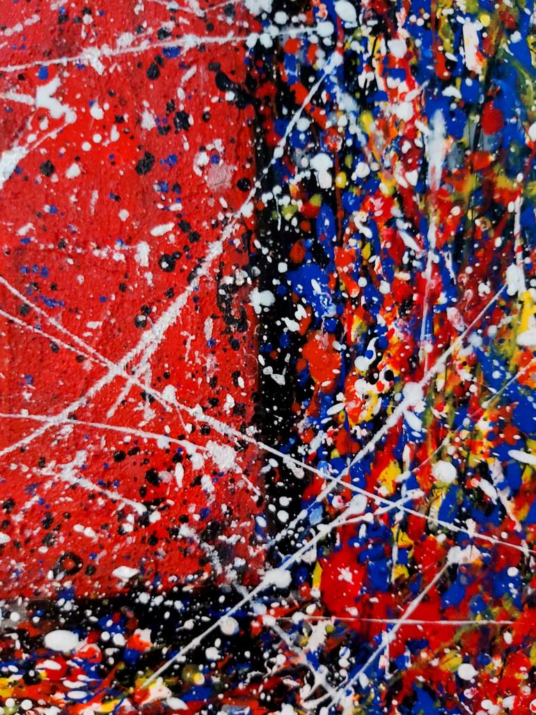 Red Square Painting by Julia Tokar | Saatchi Art