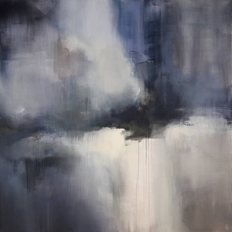 Singing (100 x 100 cm) Painting by Luc Andrieux | Saatchi Art