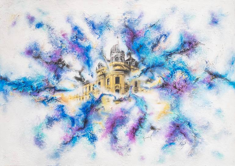 La esquina Painting by Consuelo Palma | Saatchi Art