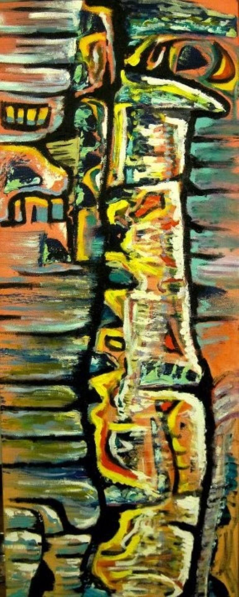 Totem Painting by Roberto Polito | Saatchi Art