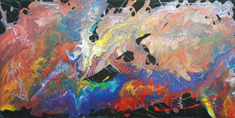 The Kid and the Fighter III Painting by MJ Mascaro | Saatchi Art