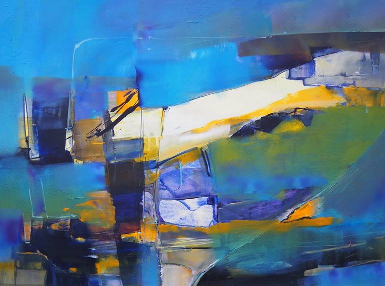 In search of Serenity Painting by Alexandra Ghimisi | Saatchi Art