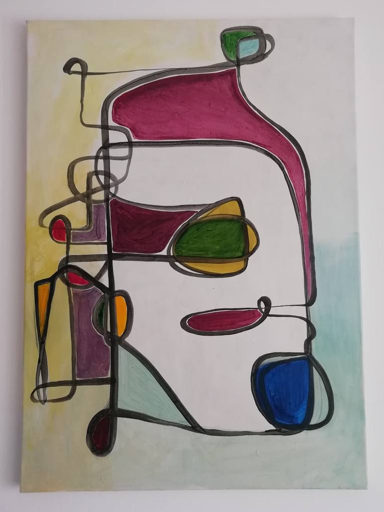 The man Painting by Catalin Mocanu | Saatchi Art