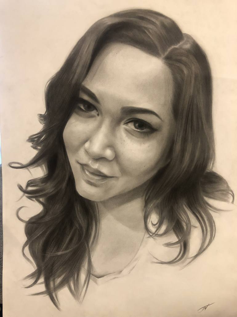 Kimberly Ann Drawing by Fernando Villanueva | Saatchi Art