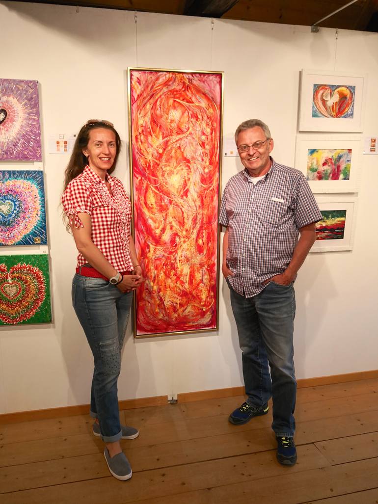 „The Phoenix's Dance“ Painting by Judit Nagy L | Saatchi Art