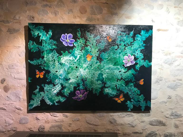 Green extasis Painting by Narcis Bosch | Saatchi Art