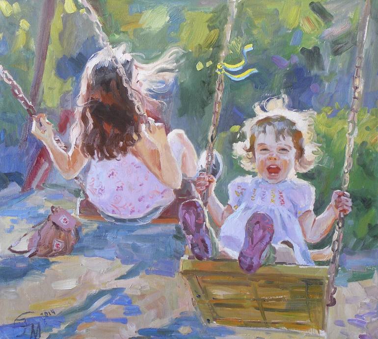 Our future Painting by Maria Polyakova | Saatchi Art