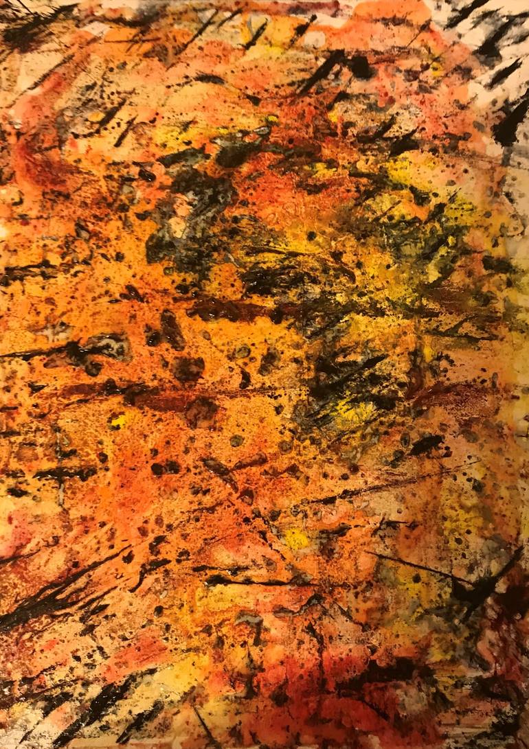 Forests Ablaze Painting by Michael Scaife | Saatchi Art