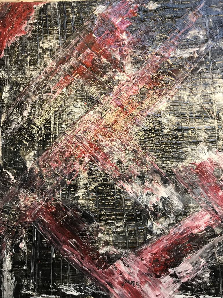 City Blocks Painting by Michael Scaife | Saatchi Art