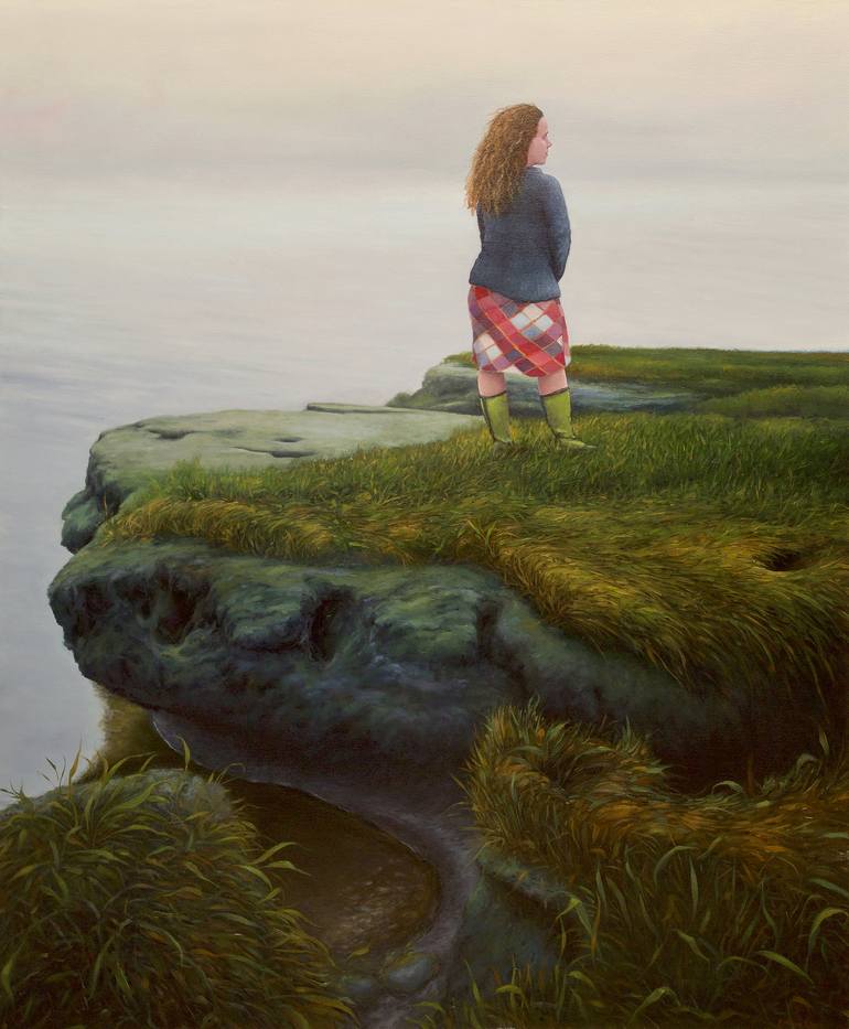 Salt Marsh Solitude Painting by Ethan Lima | Saatchi Art