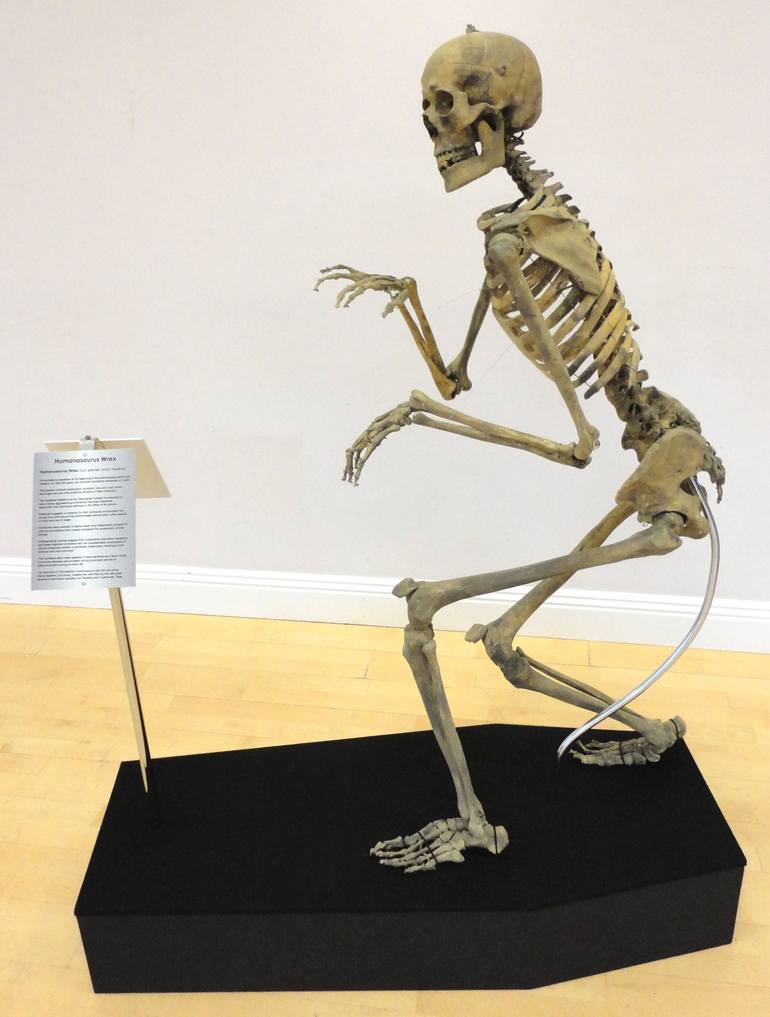 Humanosaurus Wrex Sculpture by Robin Beuscher | Saatchi Art