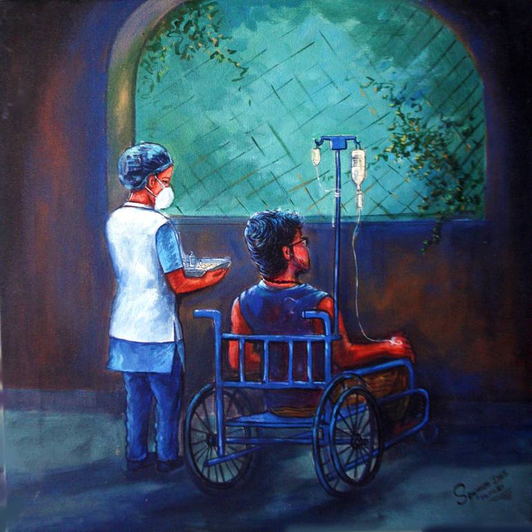 Situation Painting by Soumen Das | Saatchi Art