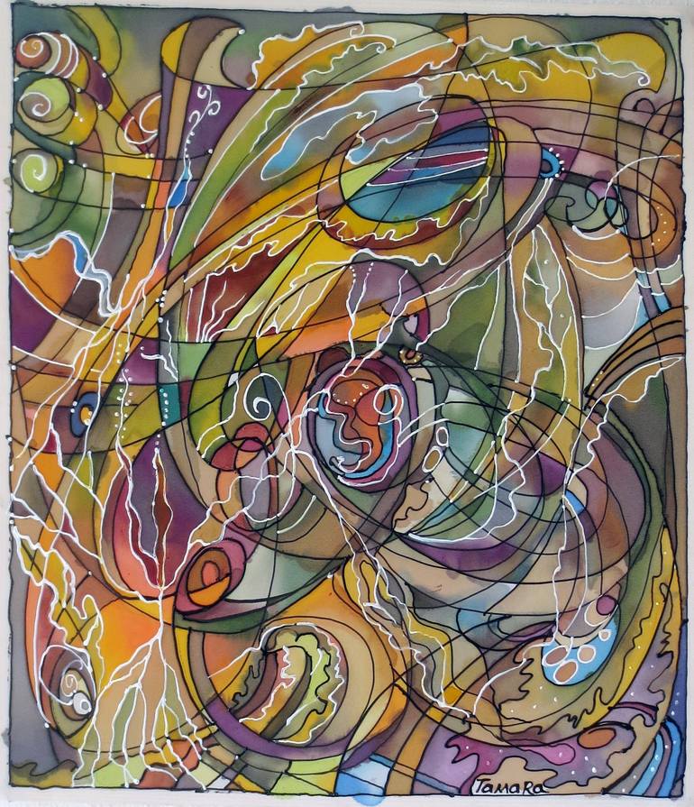осеннее настроение Painting by Tamara Ucolov | Saatchi Art