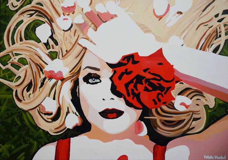 Red Rationality Painting by Natalie Maxted | Saatchi Art