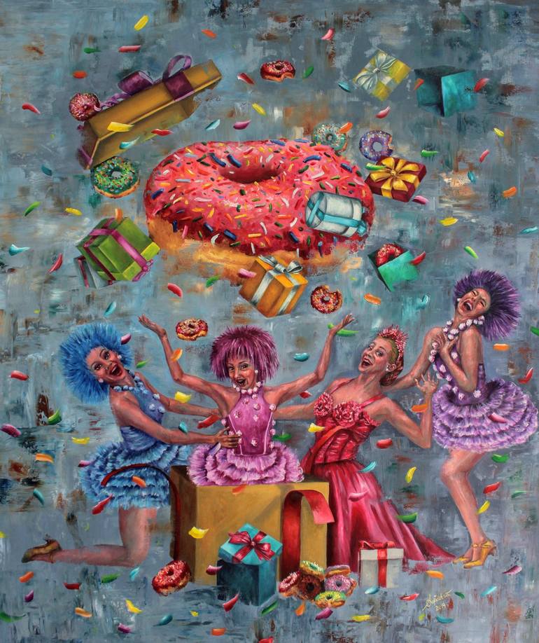 Happiness Painting by Sepideh Bagheri | Saatchi Art
