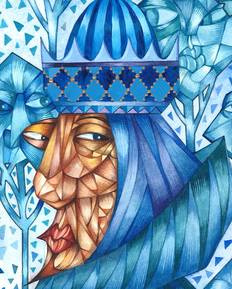 Patriarch`s winter Painting by Sergey Bagramyan | Saatchi Art