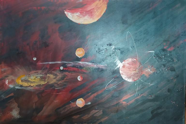 Gravity Painting by Natasa Ilic | Saatchi Art