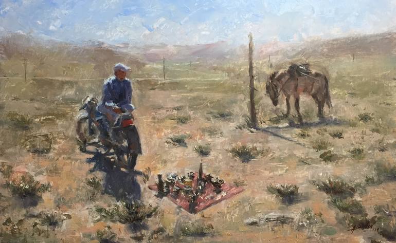 Gifts of the steppes Painting by Aleksei Sedov | Saatchi Art