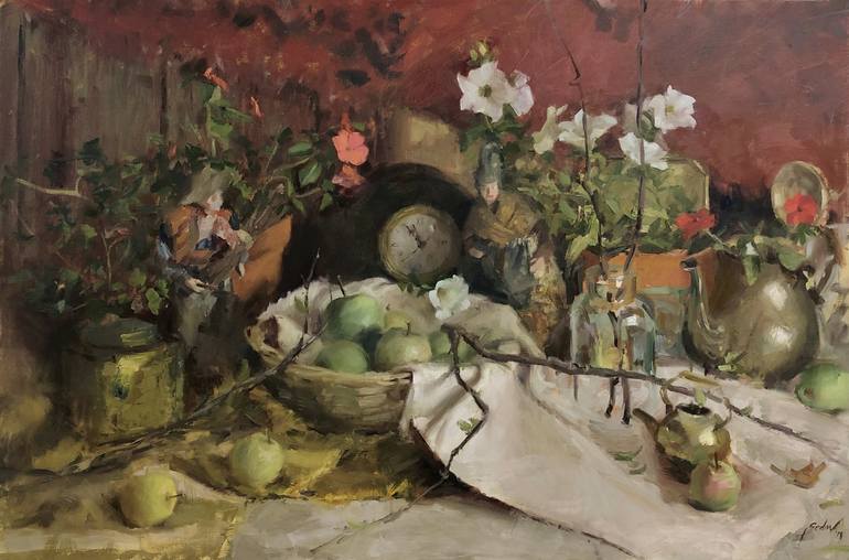 Simple harvest 1 Painting by Aleksei Sedov | Saatchi Art