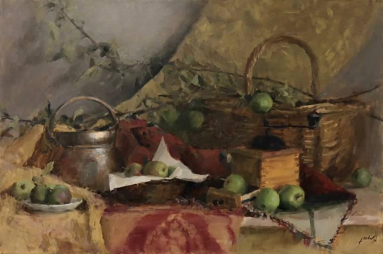 Simple harvest 2 Painting by Aleksei Sedov | Saatchi Art