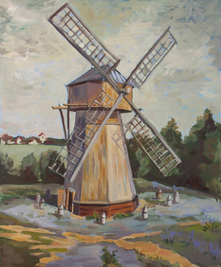 The Mill Painting by Nadya Mille | Saatchi Art