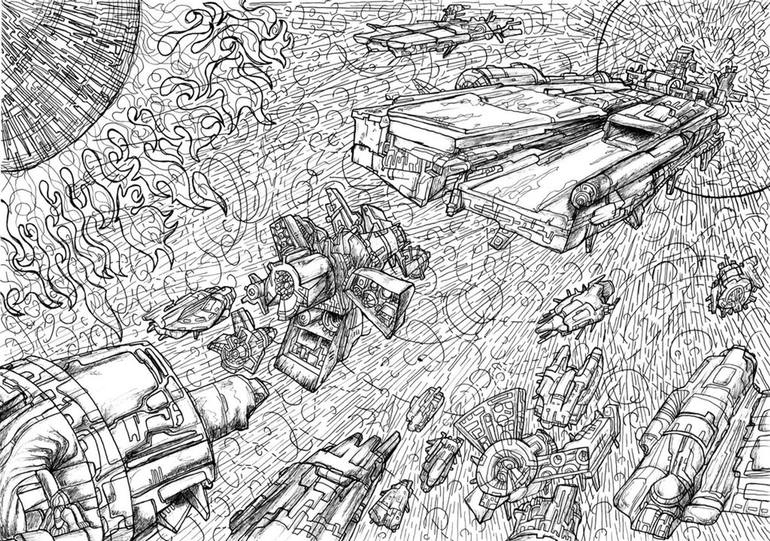 the great escape Drawing by rallye ryan ibanez | Saatchi Art