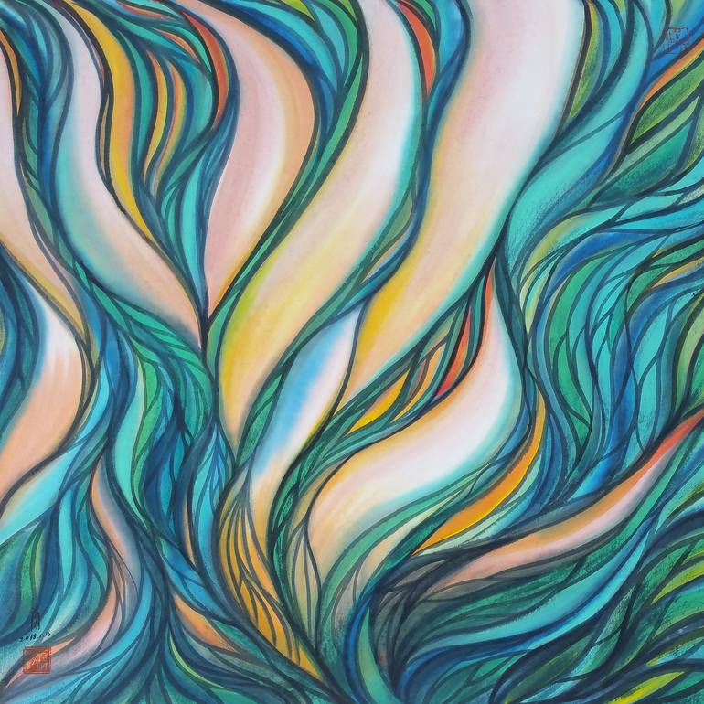 Temptation Painting by Pu Wei | Saatchi Art