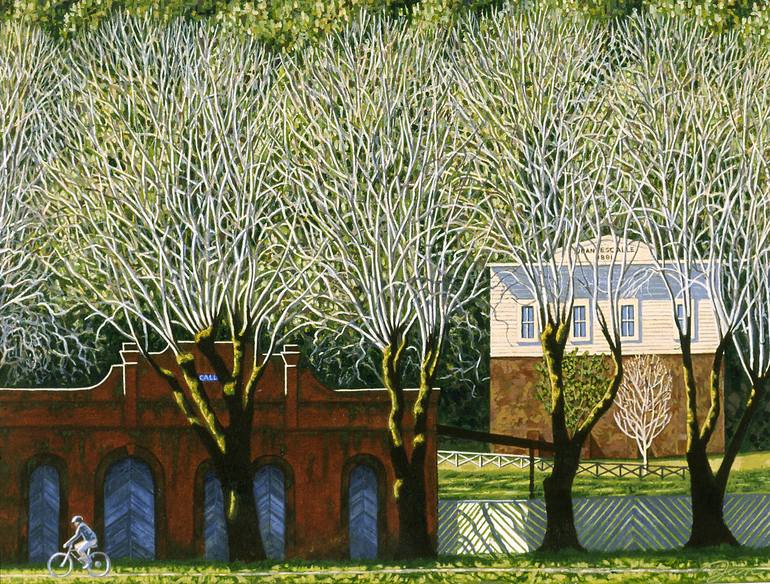 Cycles Painting by Dan Cooper | Saatchi Art