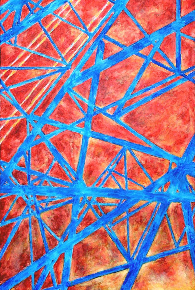 Interconnection Painting by Keith Webb | Saatchi Art