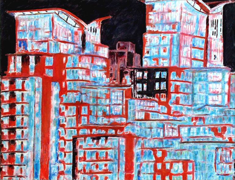 Urban Colour Painting by Keith Webb | Saatchi Art