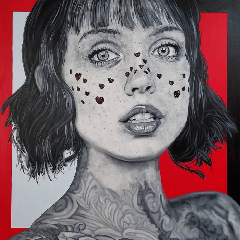sara 5 Painting by Jared Minnick | Saatchi Art