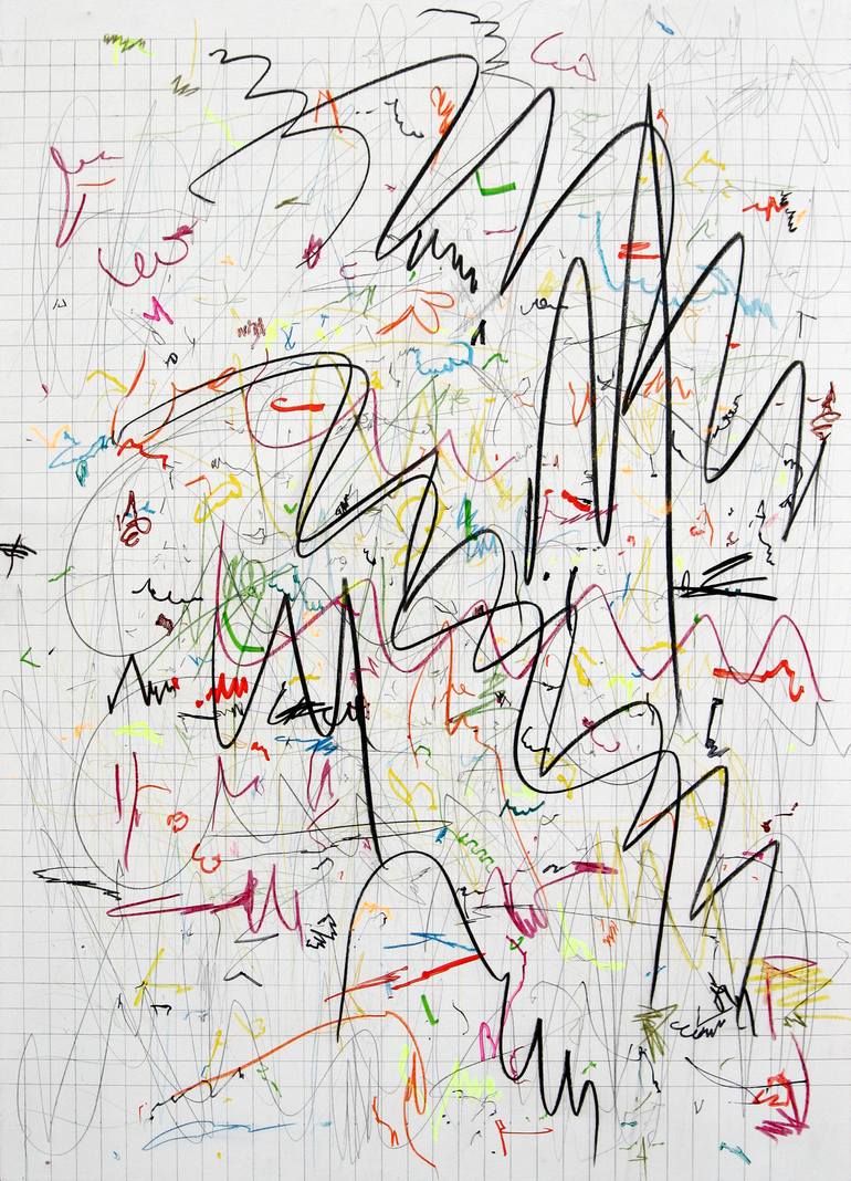 Mickey Mouse was Here 1 Drawing by Dragomir Misina | Saatchi Art