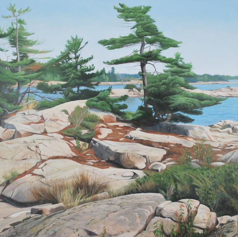 Georgian Bay Painting by Tim Hough | Saatchi Art