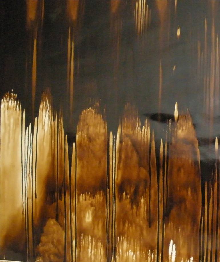 Bitumen Painting by Johanna Cooper | Saatchi Art