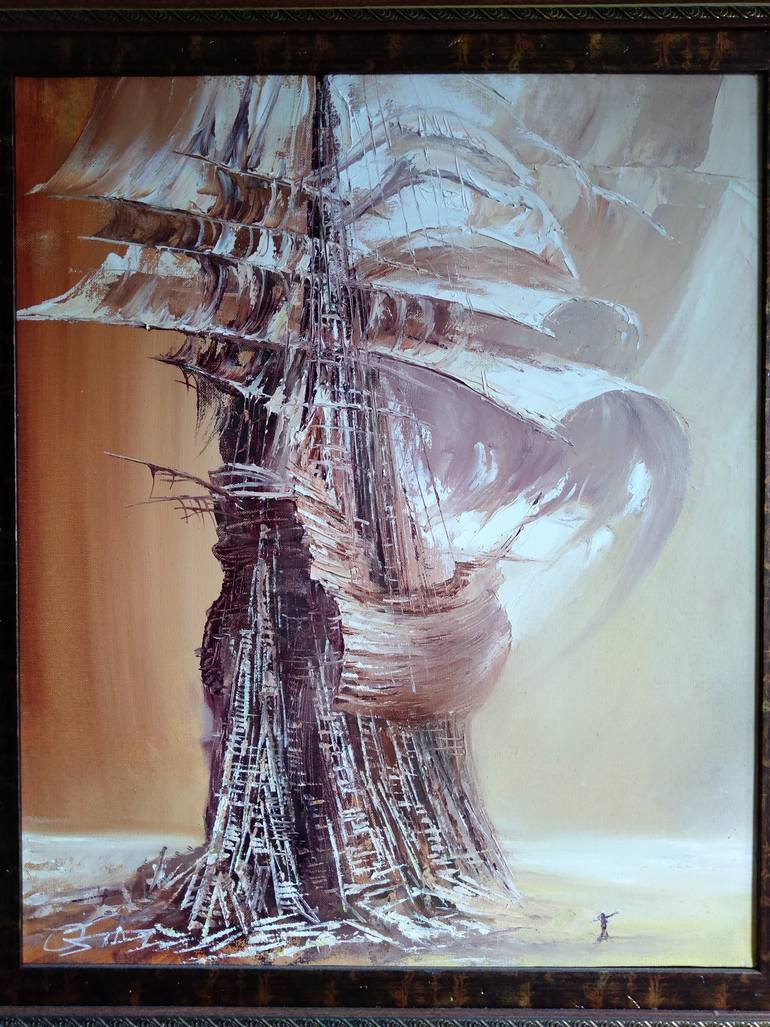 The huge energy of the human volition Painting by Denis Shibanov ...