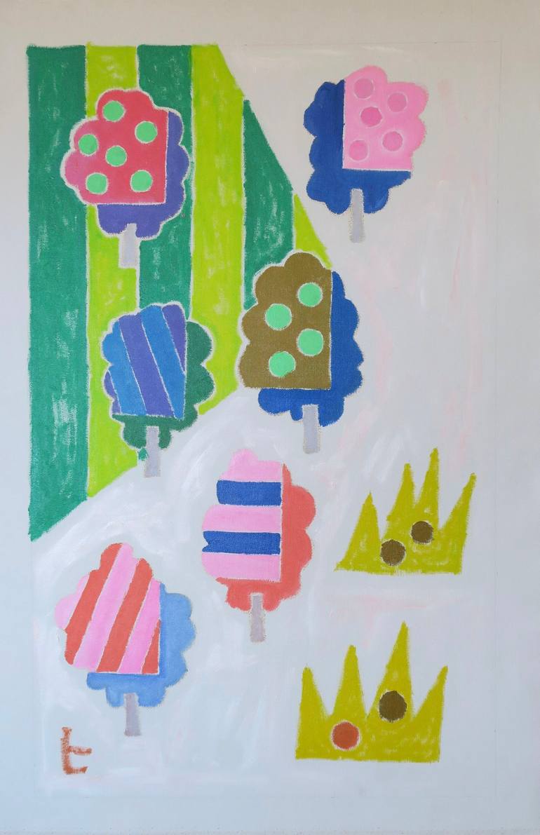 Field: Parade Painting by Hikaru O | Saatchi Art