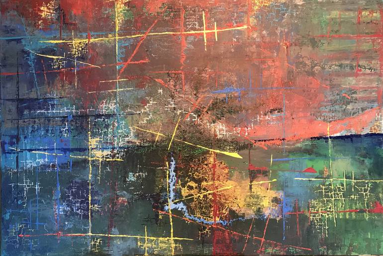 Highway Painting by David Vandy | Saatchi Art