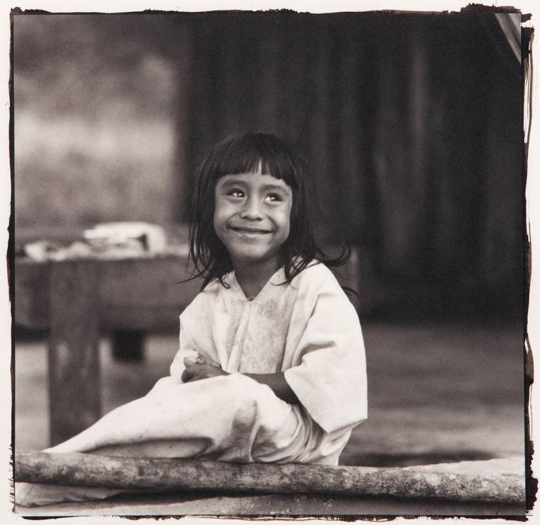 Seated Boy Smiling, Los Lacandones Photography by V Tony Hauser ...